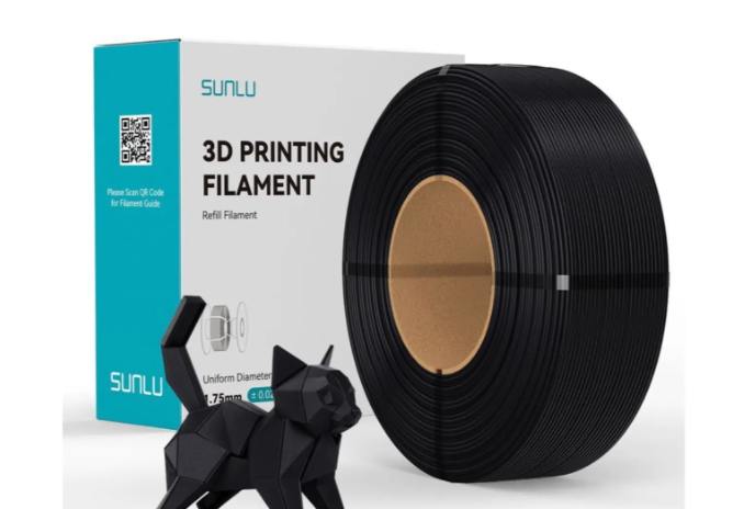 Купити SUNLU REFILLS PETG Black пластик для 3д друку 1 кг — за ціною ...